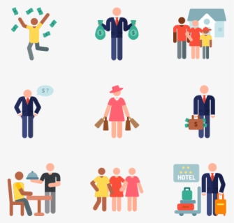 Rich Poor Icon , Free Transparent Clipart - ClipartKey