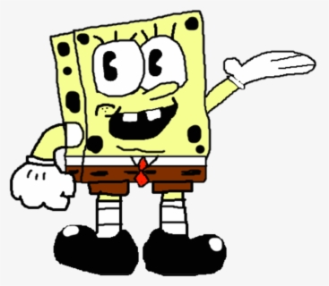 Spongebob Squarepants By Spongecat1 - Spongebob Cuphead Style , Free ...