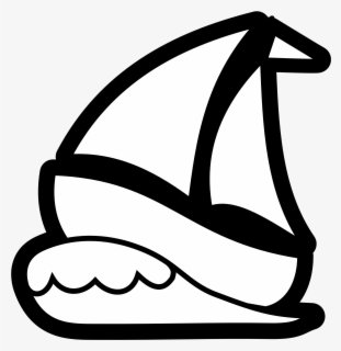 Sailboat Clipart Black And White Boat Clip Art Image - Sailing Boat ...