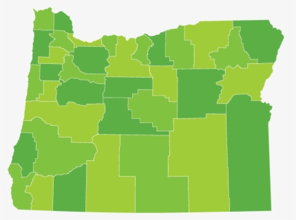 Oregon Map Of Foundation Locations , Free Transparent Clipart - ClipartKey