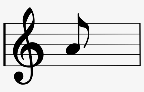 Music Staff - Gold Music Notes Png , Free Transparent Clipart - ClipartKey