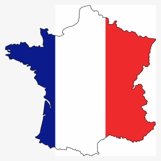 France Flag Map Transparent , Free Transparent Clipart - ClipartKey