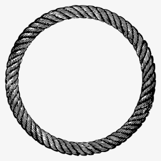 Circle Clipart Rope - Rope Border Circle Transparent , Free Transparent ...