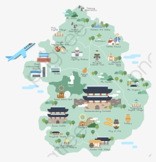 Korea Map - Korea Map Clipart , Free Transparent Clipart - ClipartKey