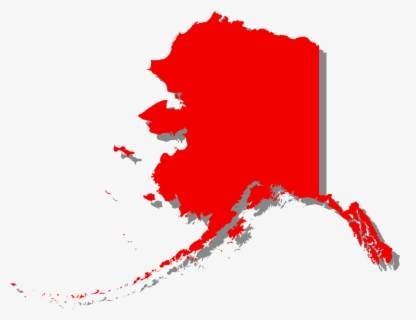 Hd Alaska Map , Free Unlimited Download - Alaska Map Red , Free ...