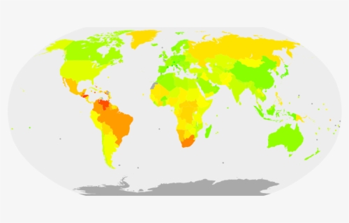 Blank Map Of The World With Provinces Clipart , Png - World Map , Free ...