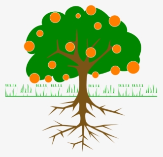 Apple Clipart Tree - Apple Tree With Roots , Free Transparent Clipart ...