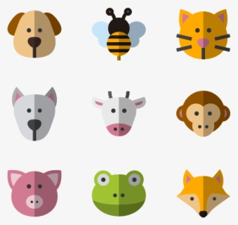 Animal Icon Set - Transparent Zoo Animal Icons , Free Transparent ...
