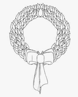 Black And White Advent Wreath Png - Christmas Garland Black And White ...
