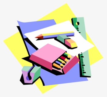 Free School Supplies Clip Art with No Background - ClipartKey