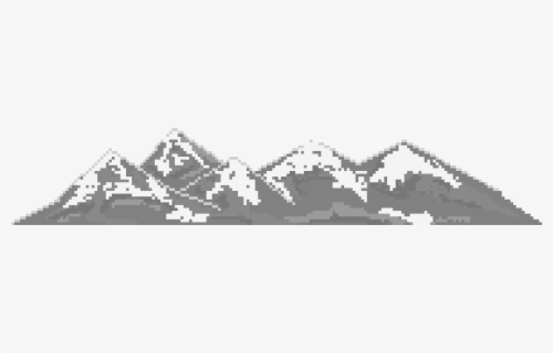 Clip Art Mountain Pixel Art - Mountains Pixel Art Png , Free ...