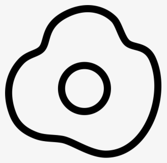 Fried Egg Comments - Fried Egg Outline Png , Free Transparent Clipart ...