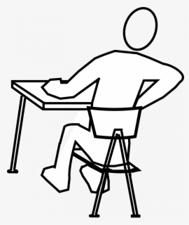 Fade Drawing Faded Person - Cartoon People Sitting Png , Free ...
