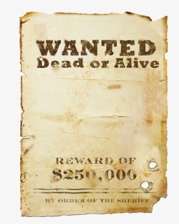Paper Printable Transparent Wanted Posters Templates - Have You Seen ...