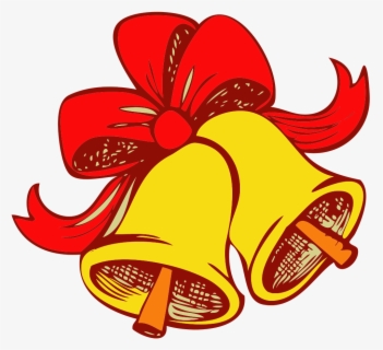 Christmas Bells And Bow Png Clip Art Image - Bell Christmas Png , Free ...