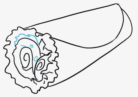 How To Draw Burrito - Easy To Draw Burrito , Free Transparent Clipart ...