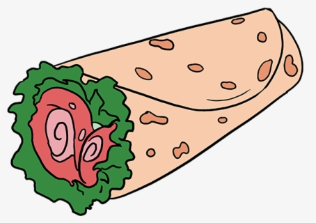 How To Draw Burrito - Burrito Easy To Draw , Free Transparent Clipart ...