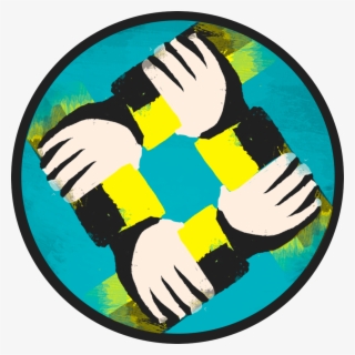 Four Interlocking Hands - Circle , Free Transparent Clipart - ClipartKey