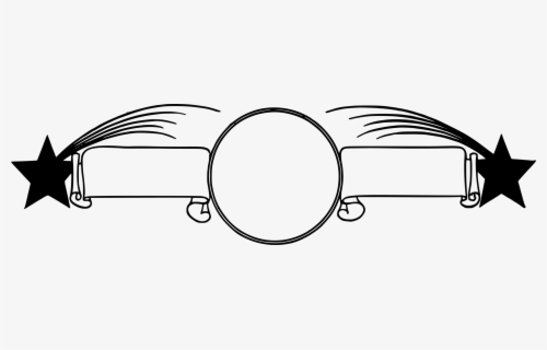 Star Banner Frame Clip Art Free - Banner Frames Png Free Download ...