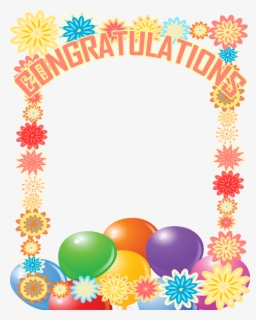 Free Congratulations Frame - Congratulations Photo Frame Png , Free ...