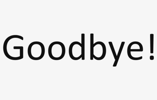 Free Goodbye Clip Art with No Background - ClipartKey