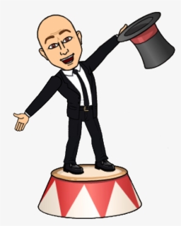 Magician - Clipart - Magic Show Clipart Png Black And White , Free ...