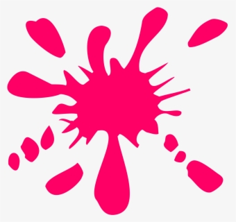 Paintball Clipart Splat - Purple Paint Splatter Png , Free Transparent ...