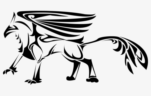 Drawing Tribals Griffin - Simple Animal Designs Png , Free Transparent ...