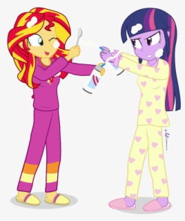 Artist Dm Clothes - Slumber Party Sunset Shimmer , Free Transparent ...