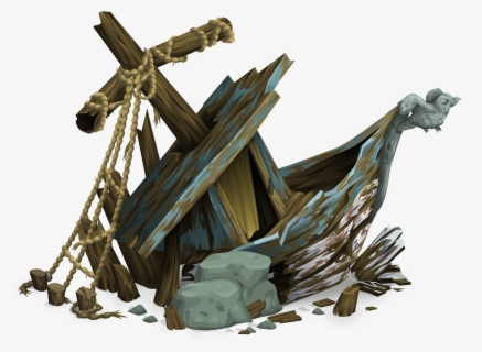 - Shipwreck Clipart - Sunken Ship Transparent Background , Free ...