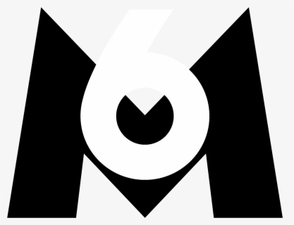 M6 Tv Logo Black And White - Emblem , Free Transparent Clipart - ClipartKey