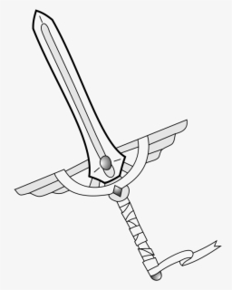 Transparent Sword Png Black - Line Art , Free Transparent Clipart ...