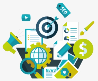 Diverse Range Of Assets Icons - Marketing And Sales Png , Free ...