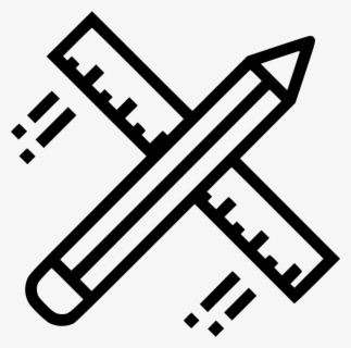 Clip Art Architecture Ruler - Drawing Of Construction Tools , Free ...