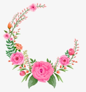 Free Flower Frame Clip Art with No Background - ClipartKey
