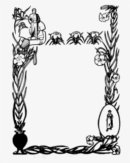 Peach Flower Frame - Bingkai Bunga Png , Free Transparent Clipart ...