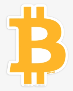 Bitcoin Btc Die-cut Sticker , Png Download - Cross , Free Transparent ...