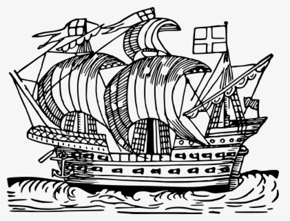 Sailor Clipart Sailing - Middle Ages Boat Transparent , Free ...