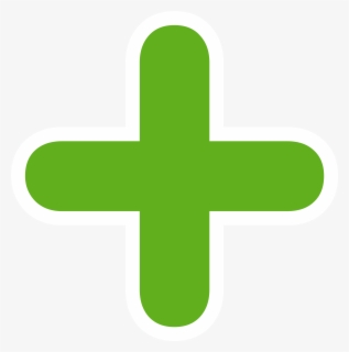 Green Plus Icon Png - Cross , Free Transparent Clipart - ClipartKey