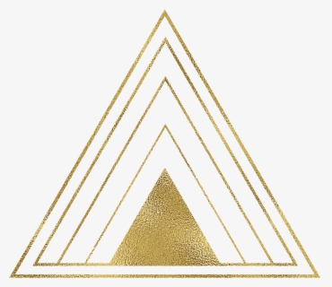 Gold Geometric Shapes Png - Triangle , Free Transparent Clipart ...