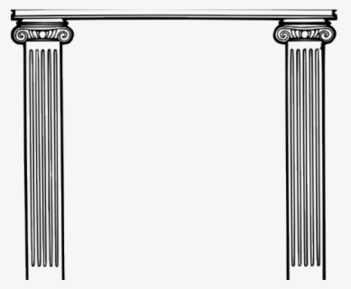 Transparent Columns Png - Corinthian Column Drawing Easy , Free ...