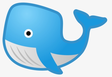 Whale Clipart Transparent Background - Whale Emoji Png , Free ...