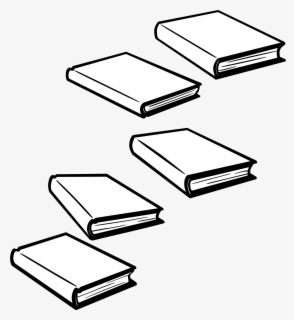 Transparent Books Drawing Png - Five Books Clipart Black And White ...