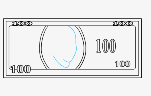 How To Draw Dollar Bill - 100 Dollar Bill Drawing Easy , Free ...
