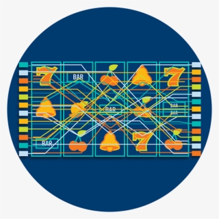 Slot Machine Screen Showing Various Paylines - Circle , Free ...