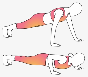 Clip Art Push Up Silhouette - Stickman Doing Sit Ups , Free Transparent ...