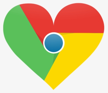Heart With Google Chrome , Free Transparent Clipart - ClipartKey
