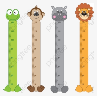 Child Height Measuring Cartoon - Baby Height Chart Cartoon , Free ...
