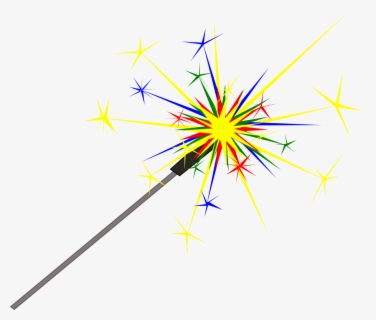 Clip Art Sparklers Fireworks Png Isolated - Transparent Background ...