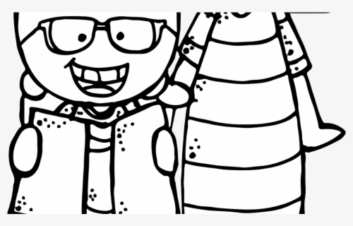 Reading Melonheadz Clipart Black And White , Free Transparent Clipart ...